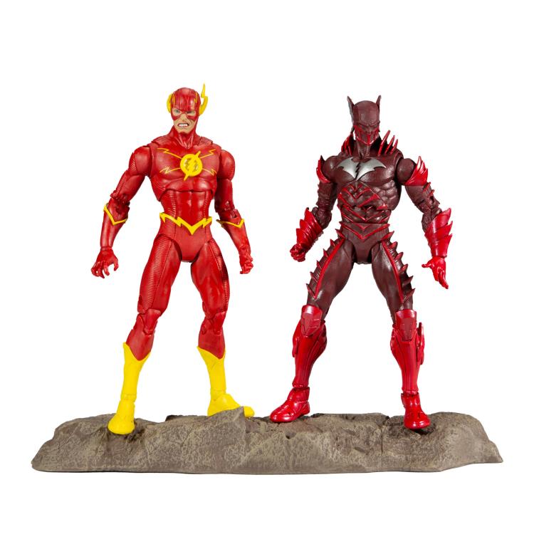 Dark Nights: Metal DC Multiverse Earth -52 Batman (Red Death) & The Flash Action Figure Two-Pack