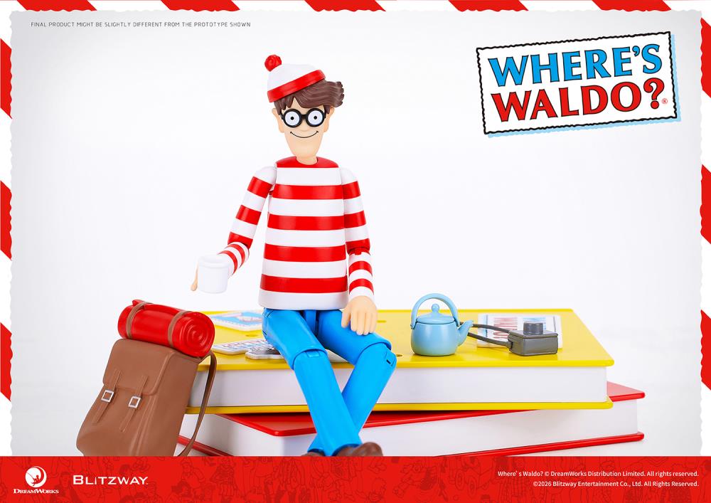 Where's Waldo Waldo 1/12 Scale Action Figure
