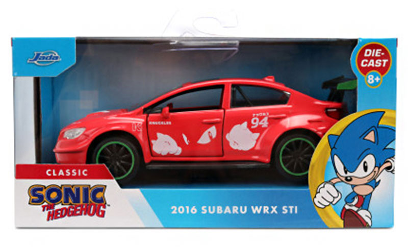 Sonic the Hedgehog Subaru 2016 WRX STI 1/32 Scale Model