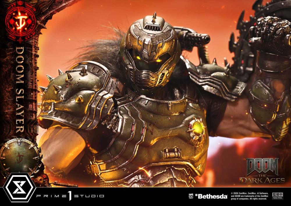 Doom: The Dark Ages Ultimate Premium Masterline Doom Slayer 1/4 Scale ...