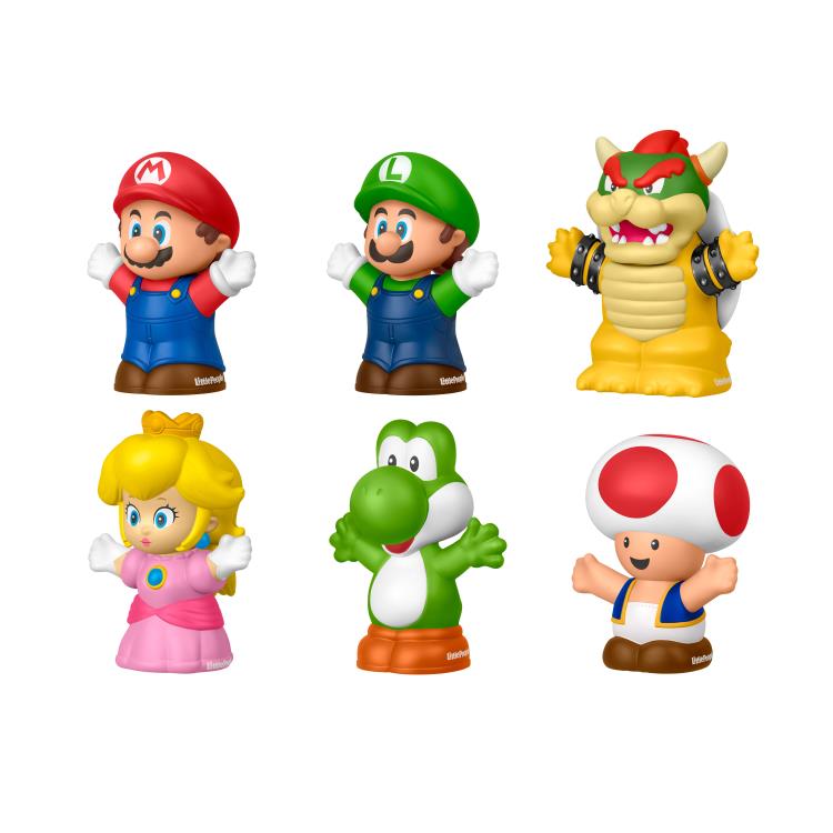 Super Mario Little People My Mario Figure Six-Pack