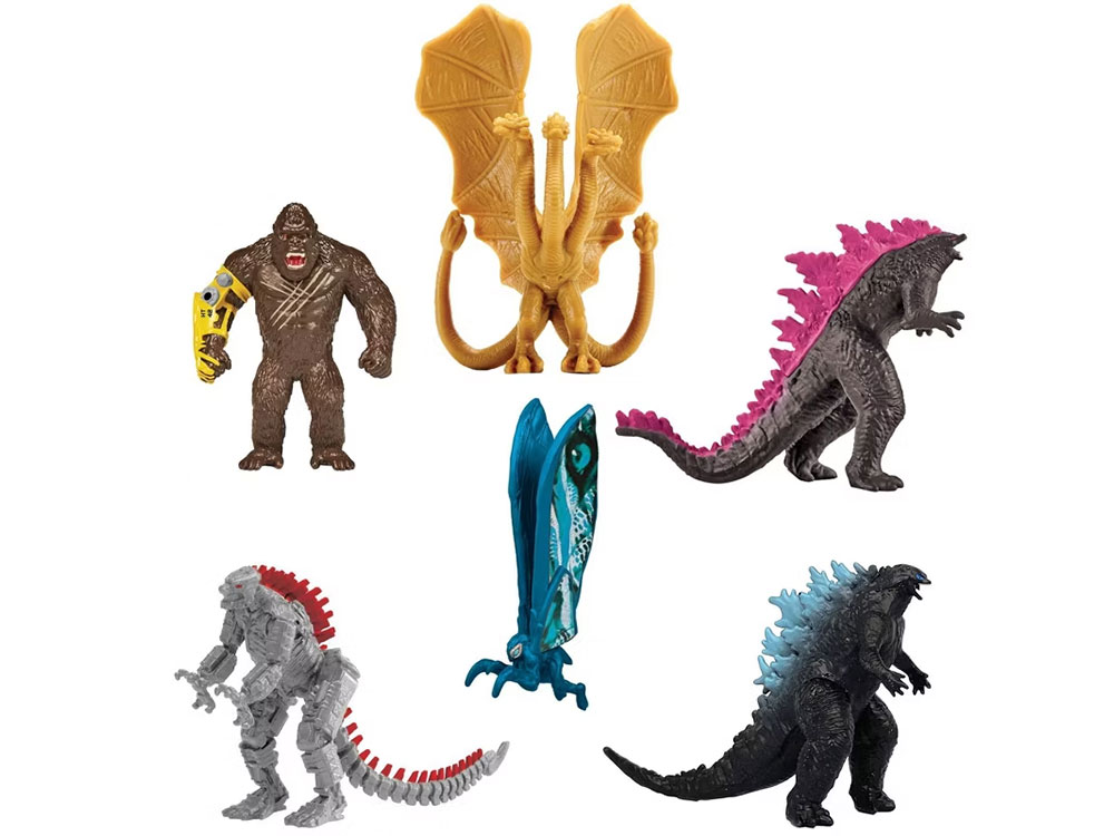 MonsterVerse Titan Containment Sphere Box of 6 Random Figures