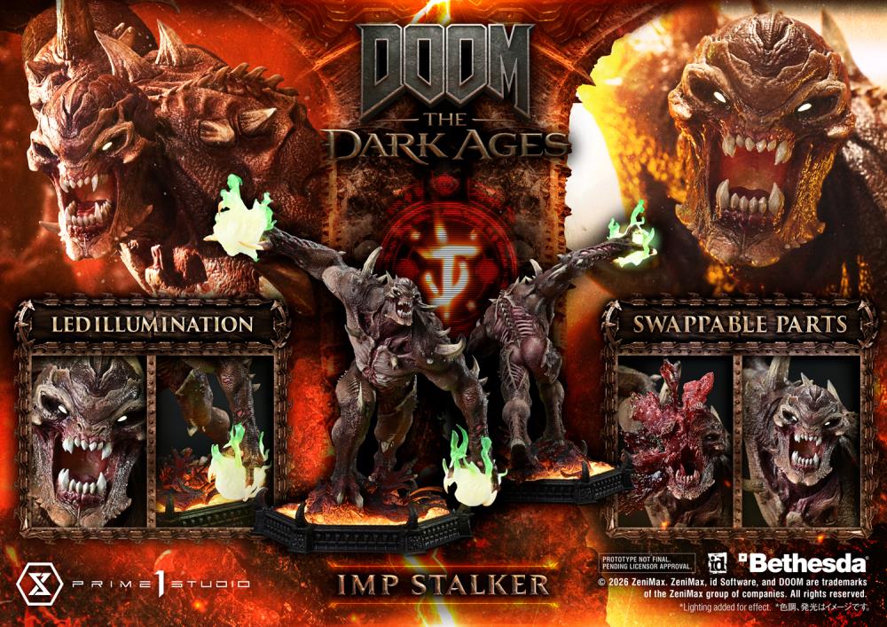 Doom: The Dark Ages Ultimate Premium Masterline Imp Stalker 1/4 Scale ...