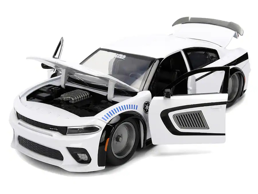 Star Wars Hollywood Rides Die-Cast Stormtrooper Figurine & 2021 Dodge ...