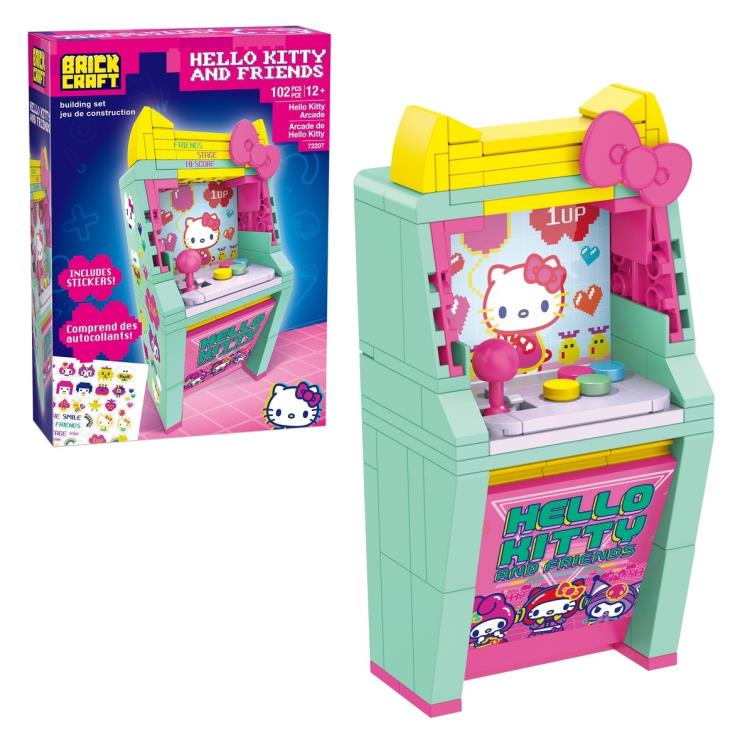 Hello Kitty and Friends Arcade Game Brick Building Set
