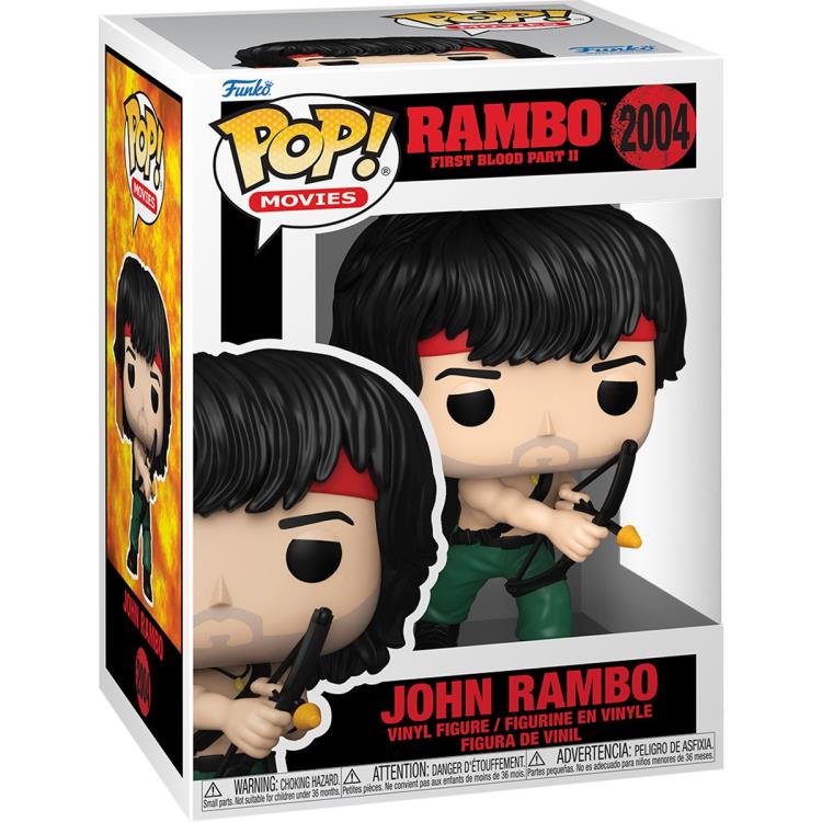 Rambo: First Blood Part II Pop! Movies #2004 John Rambo with Explosive ...