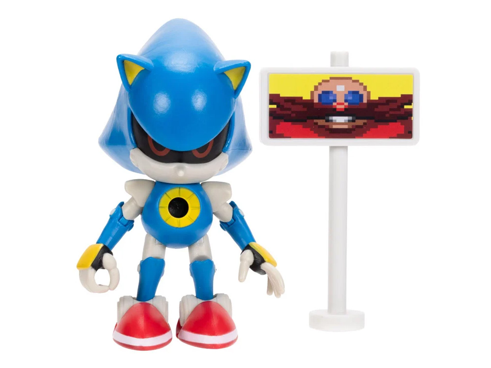 Sonic the Hedgehog 35th Anniversary Classic Metal Sonic with Goal Post ...