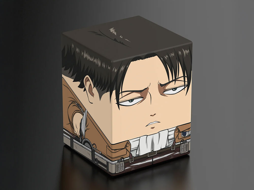 Attack on Titan Squaroes Levi Ackerman Deck Box