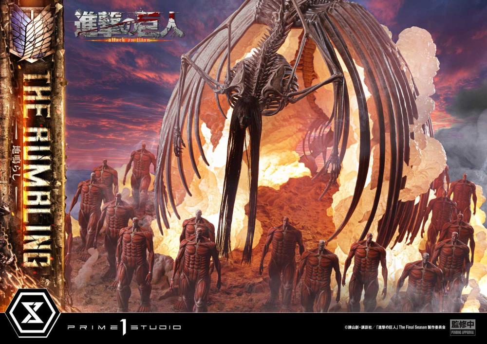 Attack on Titan Ultimate Diorama Masterline The Rumbling Statue