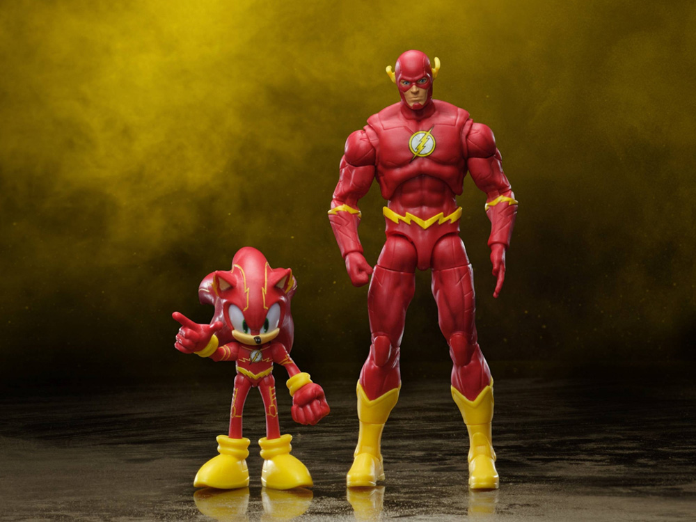 DC Comics x Sonic the Hedgehog Sonic & The Flash Action Figure Two-Pack