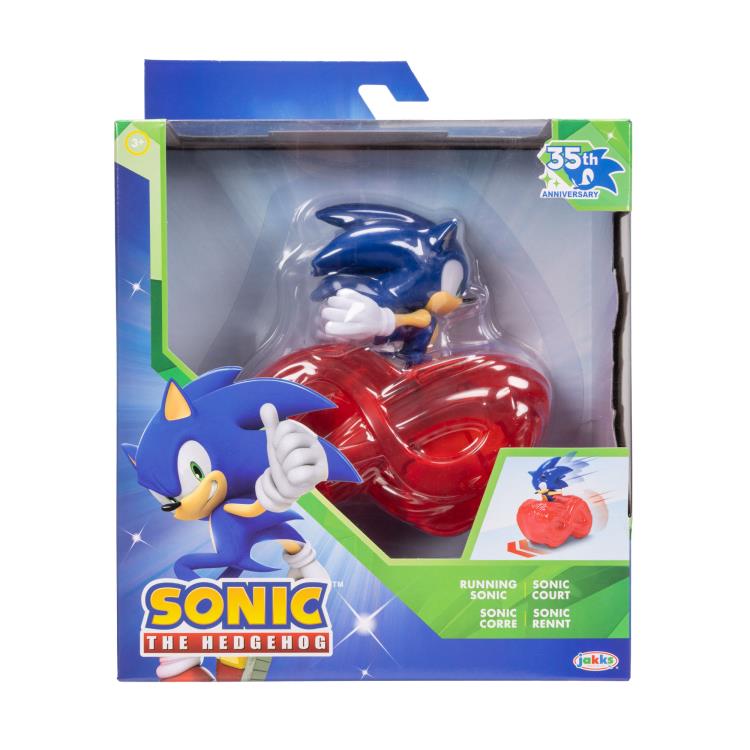 Sonic the Hedgehog 35th Anniversary Running Sonic 4-Inch Scale Action ...