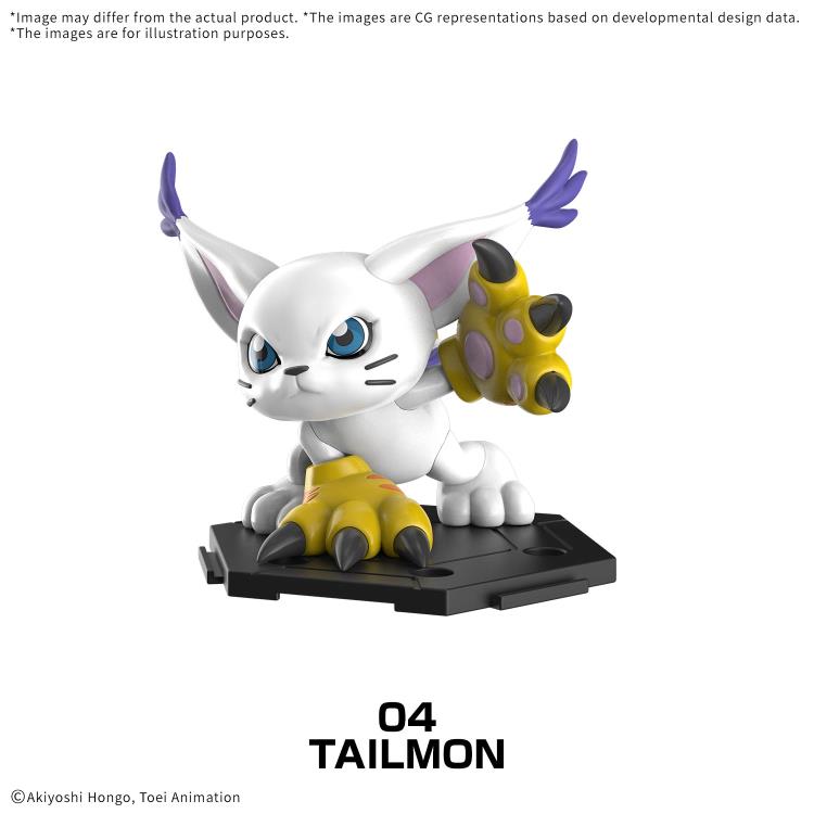 Digimon Digimon Gathering Part 1 Box of 8 Model Kits