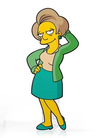 The Simpsons FiGPiN #872 Edna Krabappel Limited Edition