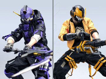 Bulletpunk Mayhem & Zero 1/6 Scale Action Figure Set