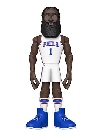 NBA: Philadelphia 76ers Gold James Harden 12-Inch Premium Vinyl Figure