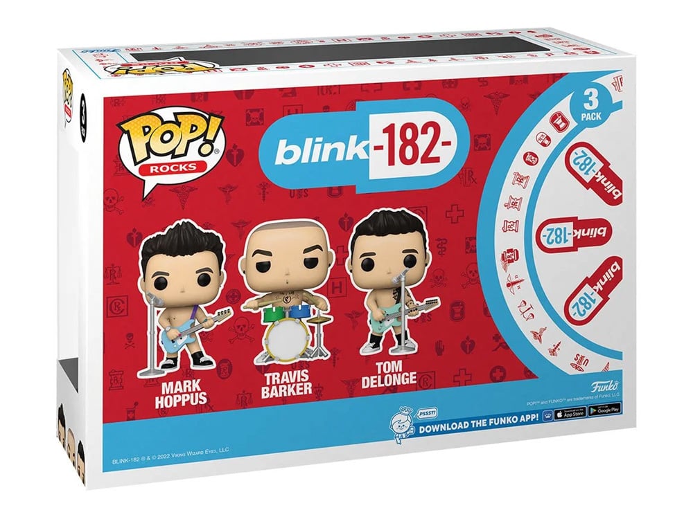 Pop! Rocks: Blink-182 What's My Age Again? Figure Three-Pack
