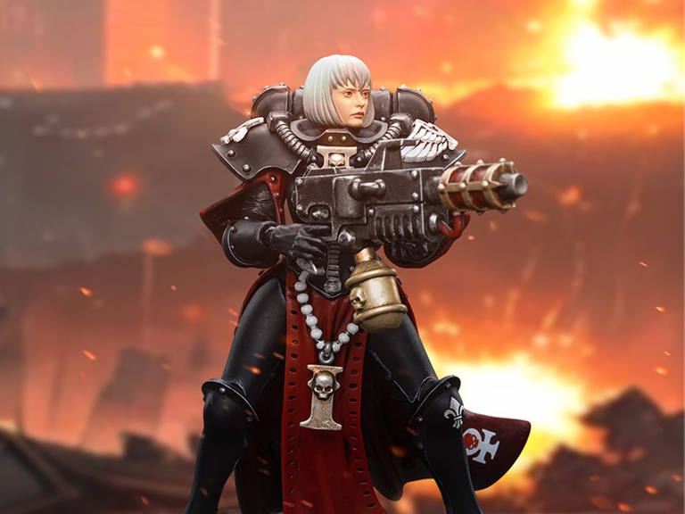 Warhammer 40k Adepta Sororitas Battle Sister Ludwenna 1/18 Scale Action ...