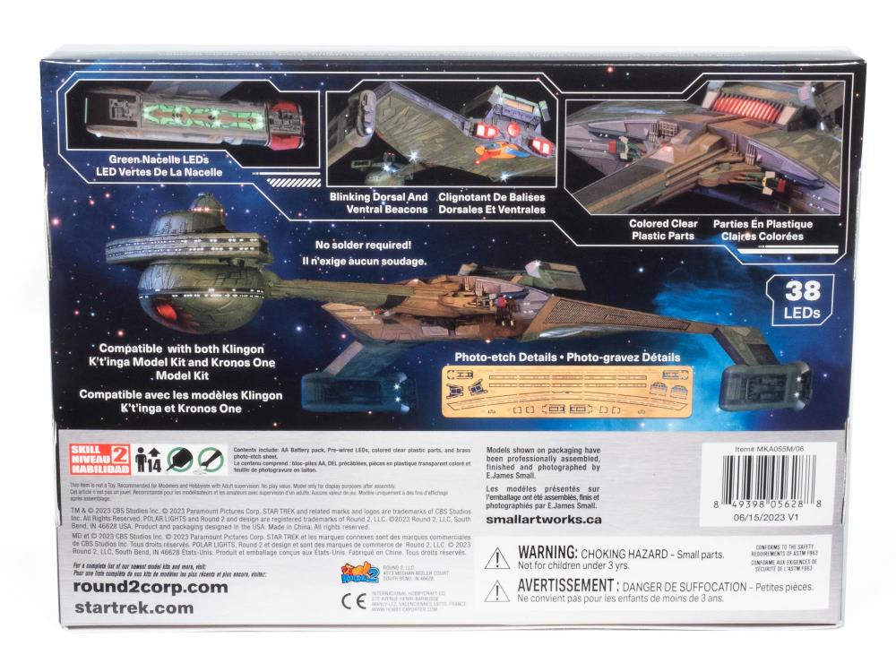 Star Trek VI: The Undiscovered Country Klingon Kronos One 1/350 Scale ...