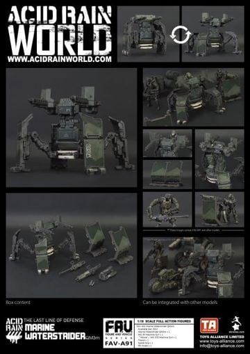 Acid Rain FAV-A91 Marine Waterstrider QM3m Action Figure