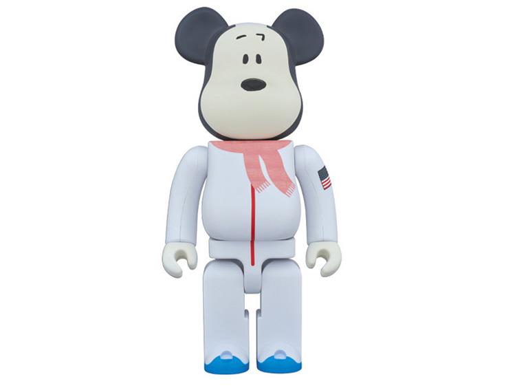 Peanuts Bearbrick Astronaut Snoopy