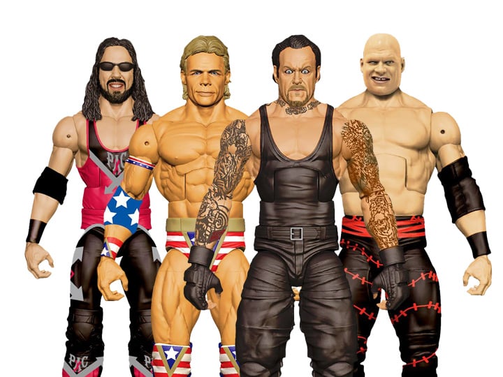 WWE Elite Collection SummerSlam Set of 4 Figures (John Cone BAF)