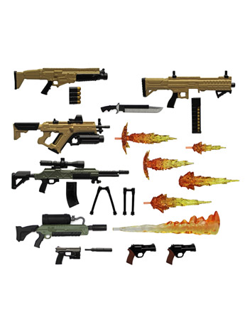 Action Force Weapons Pack (India) 1/12 Scale Accessory Set
