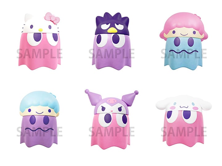 Pac-Man x Sanrio Characters Chibi Collect Wave 2 Box of 6 Figures