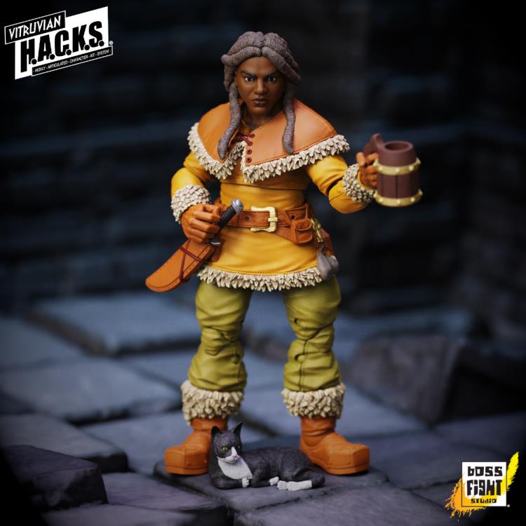 Vitruvian H.A.C.K.S. Madame Ruskin (Dwarf Tavern Keeper) Action Figure