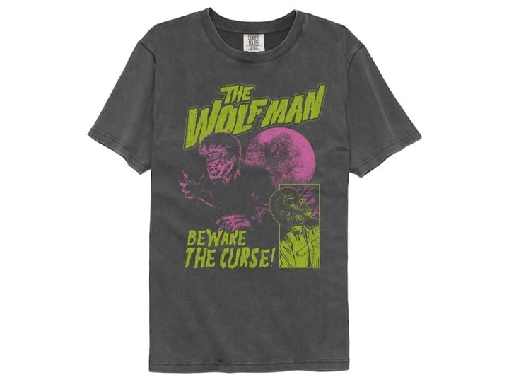 Universal Monsters The Wolf Man Beware the Curse T-Shirt