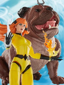 Inhumans Marvel Legends Lockjaw and Marvel's Crystal Action Figure Two-Pack