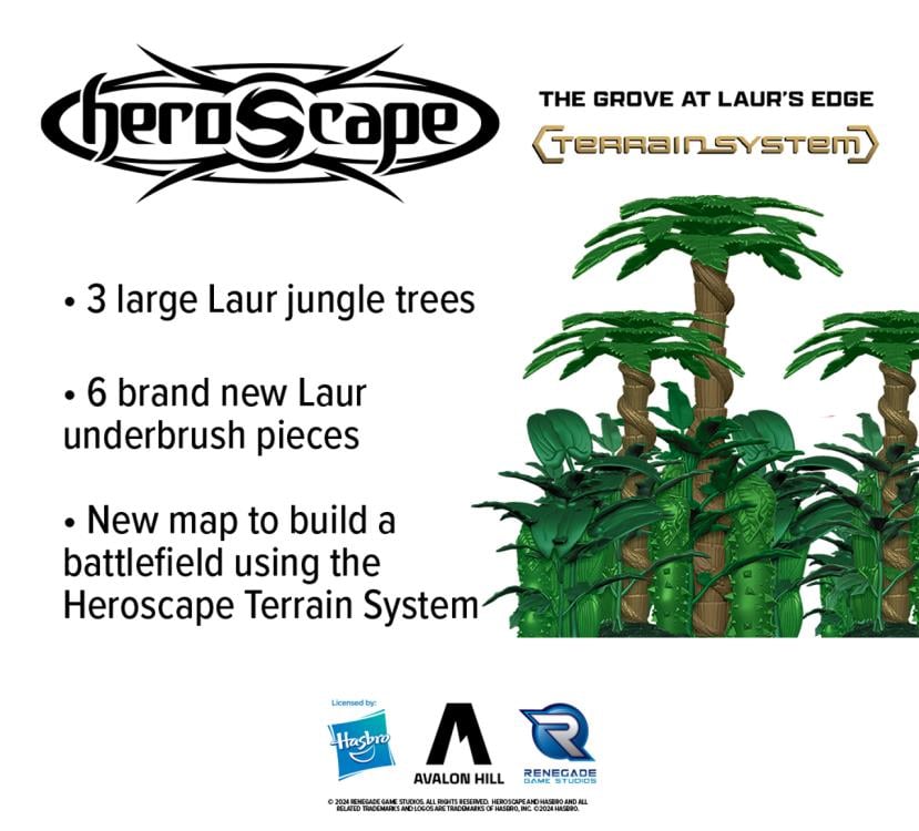 Heroscape: The Grove at Laur’s Edge Terrain Expansion