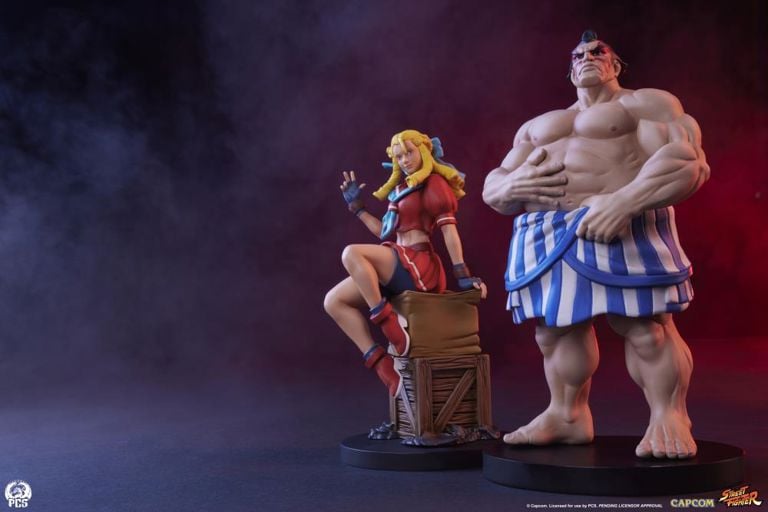 Street Fighter Street Jam Karin & E. Honda 1/10 Scale Statue Set