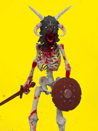 Mork Borg Dread Risen (Blood Drenched) 1/12 Scale Action Figure