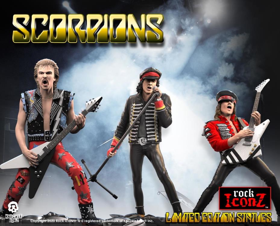 Scorpions Rock Iconz Matthias Jabs 1/9 Scale Limited Edition Statue