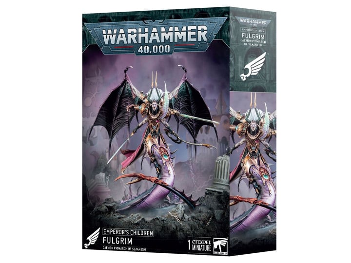 Warhammer 40,000 Emperor's Children Fulgrim, Daemon Primarch of ...