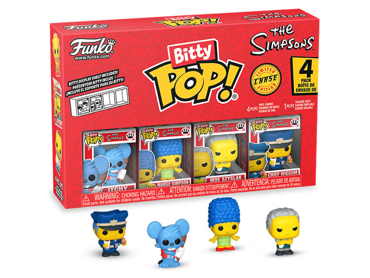 The Simpsons Bitty Pop! Series 2 Four-Pack