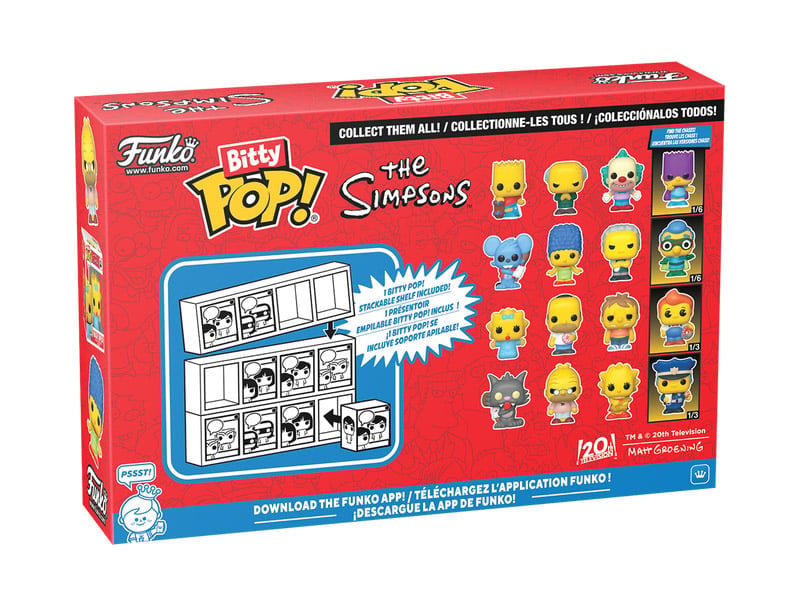 The Simpsons Bitty Pop! Series 4 Four-Pack