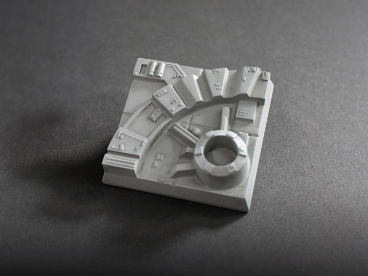 Star Wars: A New Hope Parts of the Galaxy Death Star Surface Tile 05 Magnet