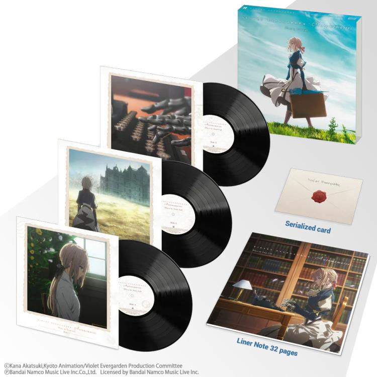 Violet Evergarden Original Soundtrack (Deluxe Edition) Vinyl 3XLP