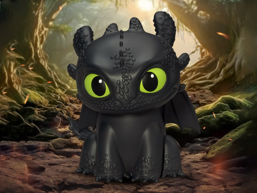 How to Train Your Dragon VPBP-021 Toothless Palm-Sized Vinyl Piggy Bank