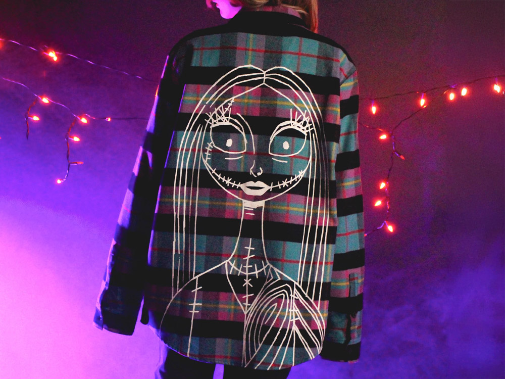 The Nightmare Before Christmas Sally Flannel