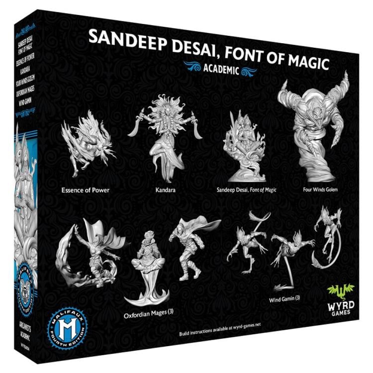 Malifaux: 4th Edition Sandeep Desai, Font of Magic Miniatures Set