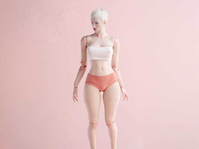 Crazy Durable Female (Upgraded Ver.) 1/6 Scale Body (AT202Pro - Pale)