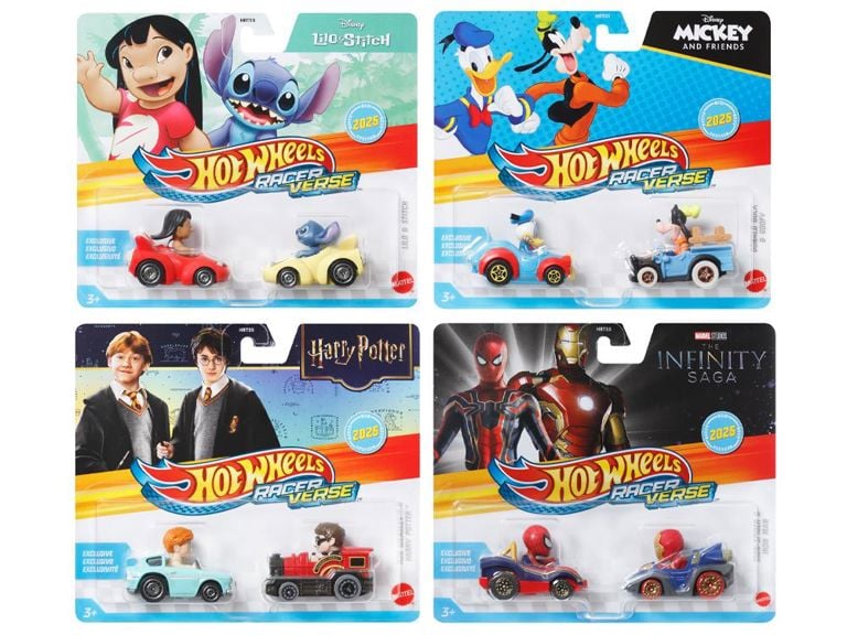 Hot Wheels RacerVerse Mix 3 Case of 4 Two-Packs