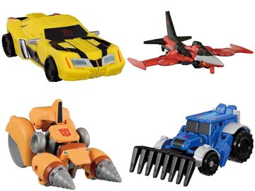 Transformers Adventure TAV-48 EZ Collection Team Bumblebee Vs Thunderhoof