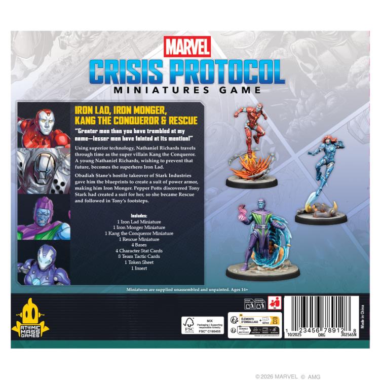 Marvel: Crisis Protocol Iron Lad, Iron Monger, Kang the Conqueror ...