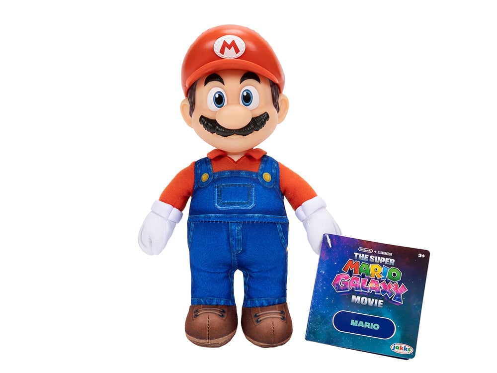 The Super Mario Galaxy Movie Mario 9-Inch Scale Plush
