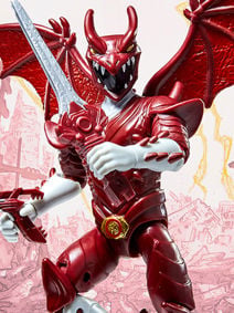 Godzilla vs. The Mighty Morphin Power Rangers II Red Rodan Kaiju Ranger ...