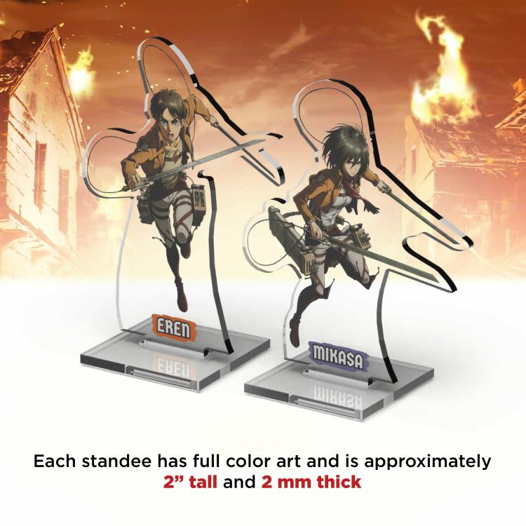 Attack on Titan Deck Building Game Season 1 2DZ Acrylic Standees Pack 1