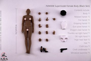 Supermodel Female (Ver. C) 1/12 Scale Action Figure Body